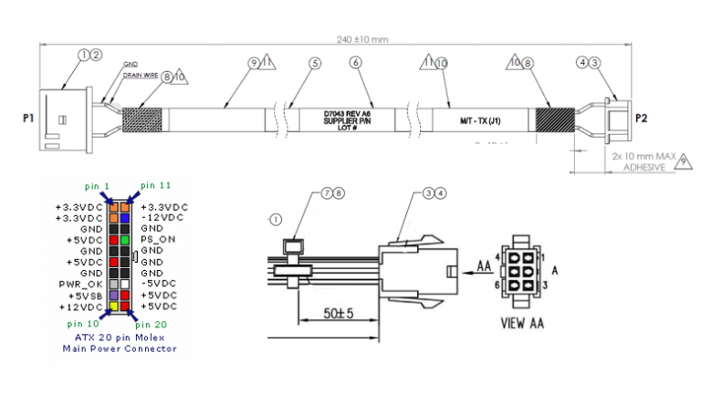 Cable Assembly Drawing: Physical Layout Recommendations | Technical Cable Applications